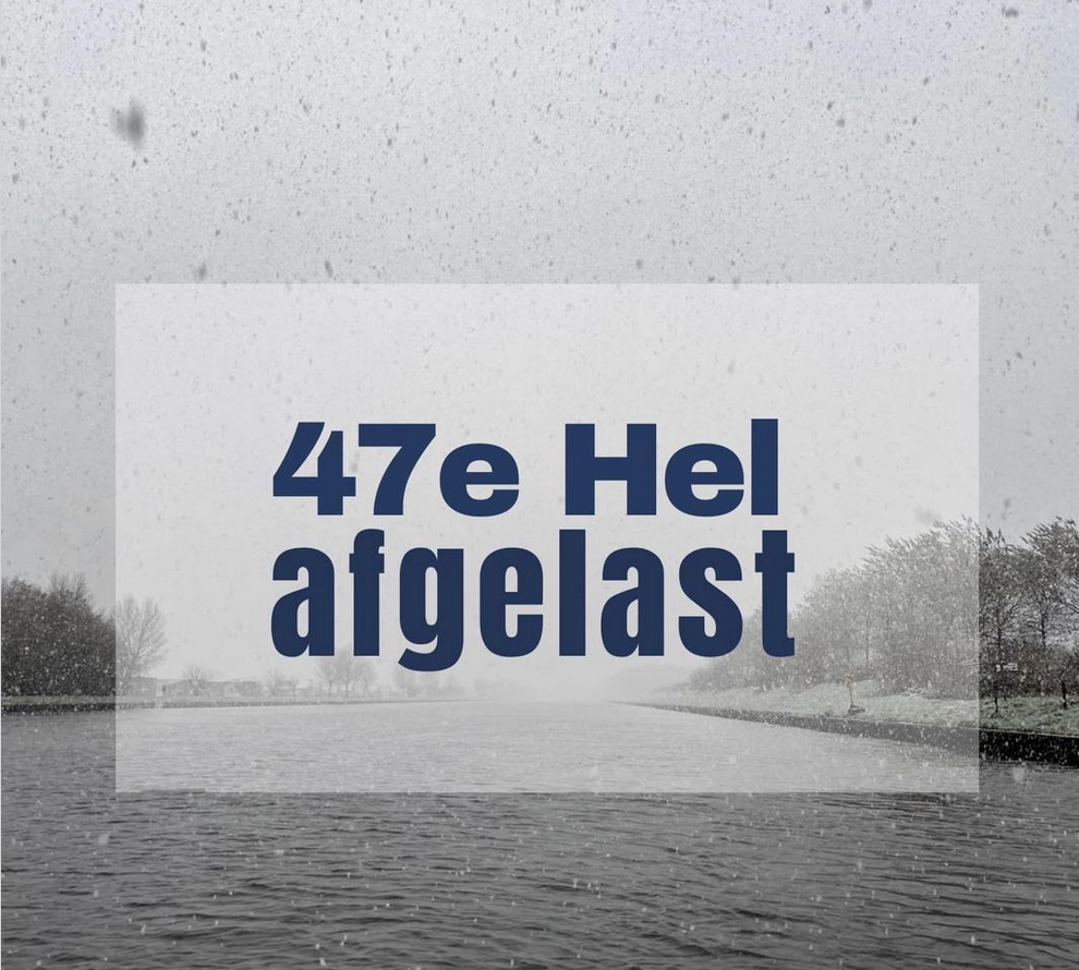 Hel van het Noorden te bar: afgelast - NLroei